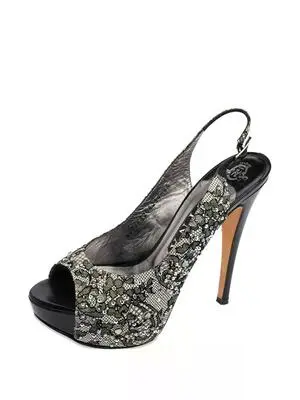 GINA 130mm Slingback Platform Pumps