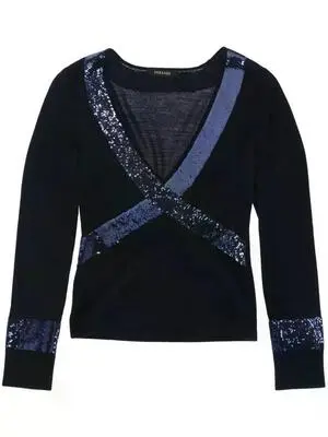 Versace V Neck Sweaters For Women