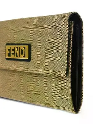 Fendi 1990s Zucca Pattern Wallet