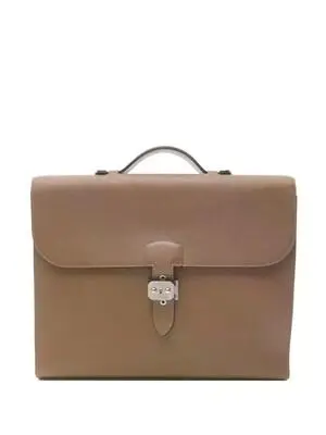 Hermès Sac A Depeches 37 Business Bag - Brown