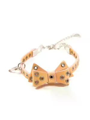 Dior 1990s Bow Bracelet - Orange