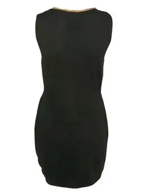 Moschino Embellished-neckline Mini Dress