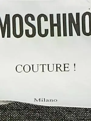 Moschino Embellished-neckline Mini Dress