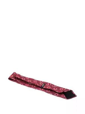BOSS Floral-embroidered Silk Tie