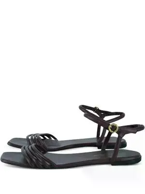 GIANVITO ROSSI Lena Leather Flat Sandals