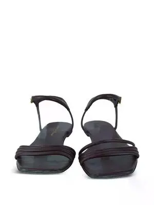 GIANVITO ROSSI Lena Leather Flat Sandals