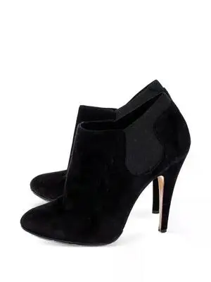 Casadei 115mm Elastic-panel Suede Boots