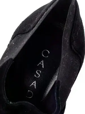 Casadei 115mm Elastic-panel Suede Boots