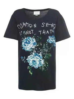 Gucci Coco Capitán Sequin-embellished T-shirt