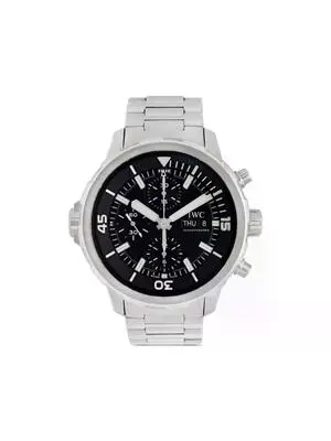 IWC SCHAFFHAUSEN Aquatimer 44mm Chronograph Watch - Black