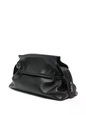 Off-White Zip Tie Clutch Bag - Black