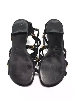 GIUSEPPE ZANOTTI Suede Flat Sandals