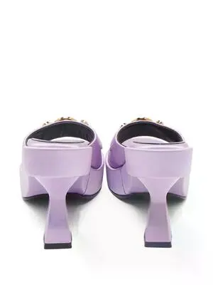 Versace 2024 Medusa Platform Satin Mules