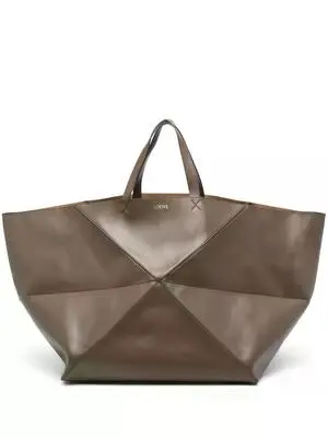 Loewe Xl Puzzle Fold Tote Bag - Brown