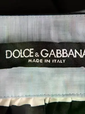 Dolce & Gabbana Striped Pleated Skirt