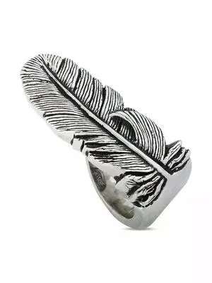 KING BABY STUDIO Sterling Feather Ring - Silver