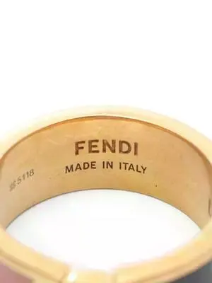 Fendi 10s Logo-detail Ring