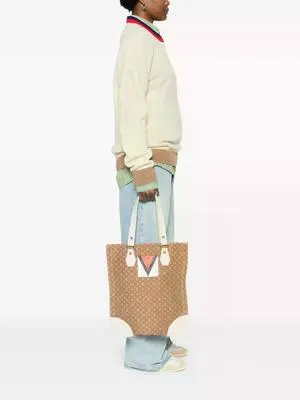 LOUIS VUITTON 2005 Mini Lin Monogram Canvas Tote Bag
