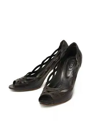 TOD'S 80mm Peep-toe Pumps