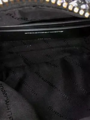 ALEXANDER WANG Mesh Crystal Heiress Pouch Handbag