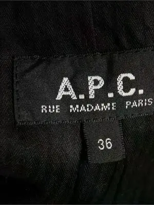 A.p.c. Single-breasted Cotton Blazer