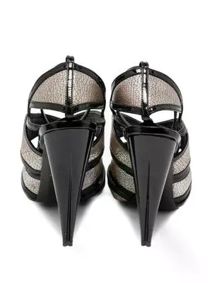 Alexander McQueen 120mm Leather Sandals