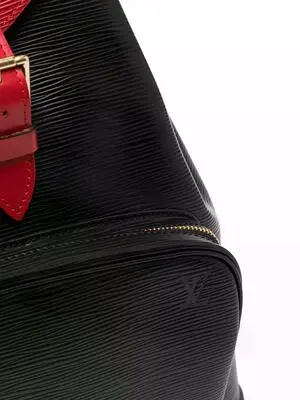 LOUIS VUITTON 1990s Special Edition Montsouris Gm Backpack - Black