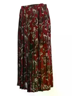 Gucci 1970s Pleated Maxi Skirt