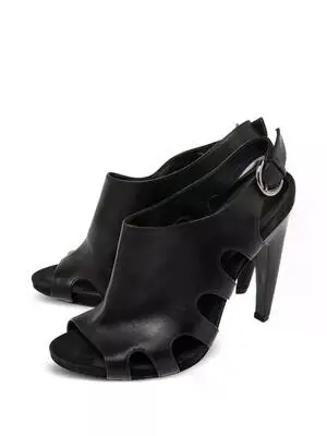 SERGIO ROSSI 110mm Patent Leather Cutout Sandals