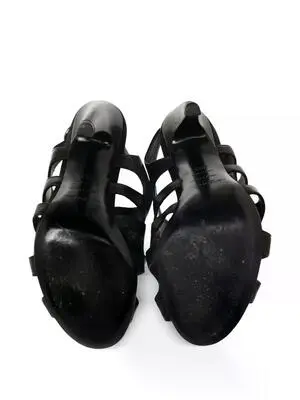 SERGIO ROSSI 110mm Patent Leather Cutout Sandals