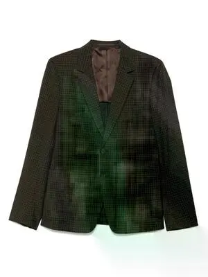 Prada 2010s Check-pattern Blazer