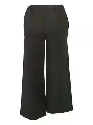 Maje Cotton-blend Trousers - Black