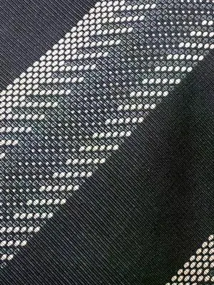Giorgio Armani Striped Silk Tie - Black