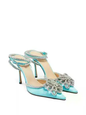 Mach & Mach 110mm Crystal-embellished Heeled Pumps