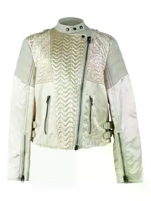 TOM FORD Vintage Quilted Biker Jacket - Gold