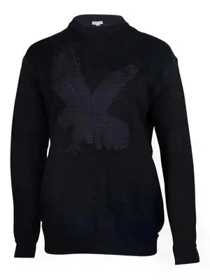 Stella McCartney Quilted Eagle-embroidered Sweater