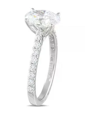 LB EXCLUSIVE 14k White Gold Diamond Ring - Silver