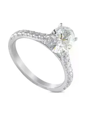 LB EXCLUSIVE 14k White Gold Diamond Ring