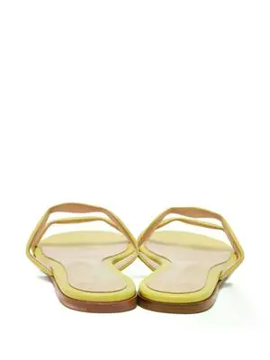 GIANVITO ROSSI Wave Leather Slides