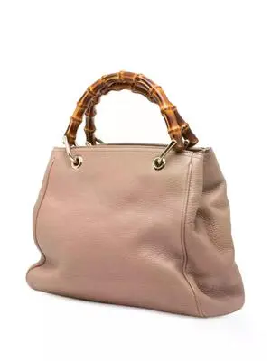 Gucci Bamboo Shopper Satchel - Pink