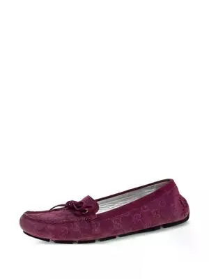 Gucci Gg Suede Loafers
