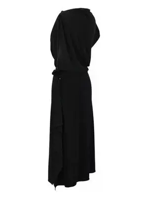 Vionnet Draped Asymmetrical Dress