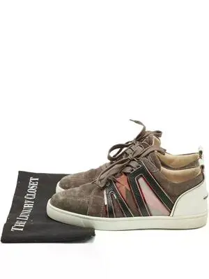 CHRISTIAN LOUBOUTIN Suede Sneakers - Grey
