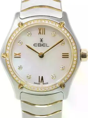 EBEL Classic Wave 24mm With Diamond Bezel