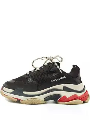 Balenciaga Chunky Panelled Sneakers - Black