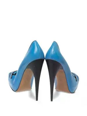 Marni 135mm Platform Leather Pumps