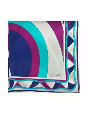 Emilio Pucci 2000s Small Cotton Scarf