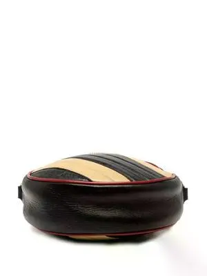Gucci Mini Gg Marmont Matelassé Leather Torchon Round Crossbody Bag - Black