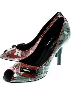 LOUIS VUITTON X Richard Prince Monogram 100mm Pumps