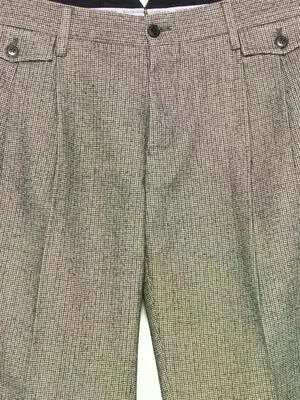 Dolce & Gabbana 2000s Micro-checked Trousers